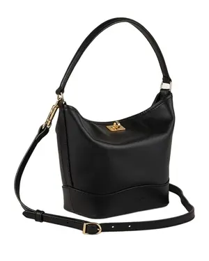 Sandro Small Leather Bucket Bag