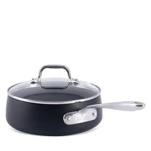 ALL-CLAD Ha1 Expert Cookware Nonstick 2.5 Qt. Saucepan With Lid - Black