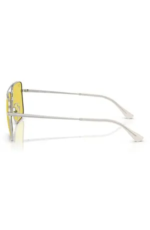 Ray-ban 56mm Square Sunglasses - Silver