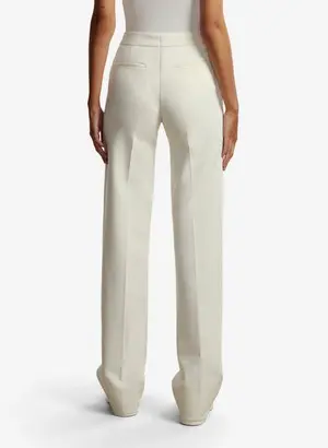 Marina Moscone Tailored Slim Trouser - Ivory
