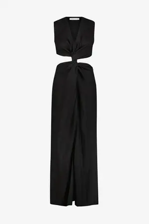 Marina Moscone Twist Wool Dress