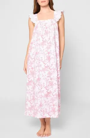 PETITE PLUME Clara Pima Cotton Nightgown - Pink