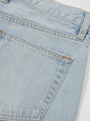 SLVRLAKE Ella Mid-rise Barrel-leg Jeans - Blue