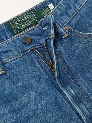 Polo Ralph Lauren Bow High-rise Tapered Jeans