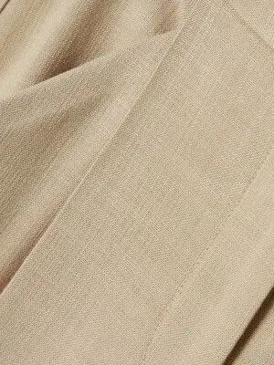 Veronica Beard Marbeau Pleated Wide-leg Pants