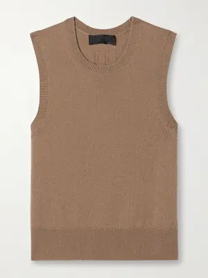 NILI LOTAN May Cashmere Tank - Brown