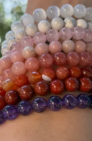 HUMANIST BEAUTY Crystal Beaded Bracelet - Kambaba