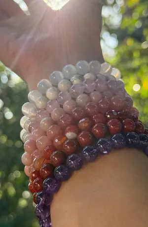 HUMANIST BEAUTY Crystal Beaded Bracelet - Kambaba