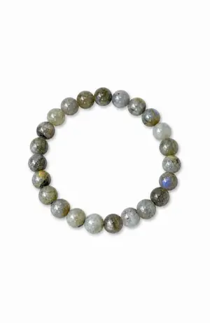 HUMANIST BEAUTY Crystal Beaded Bracelet - Labradorite