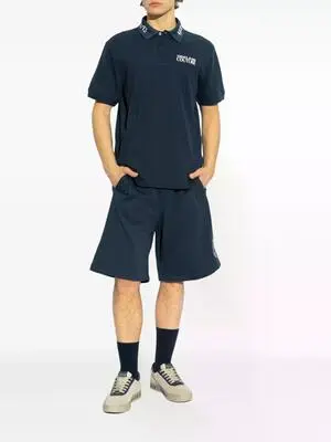 Versace Logo-embroidered Track Shorts