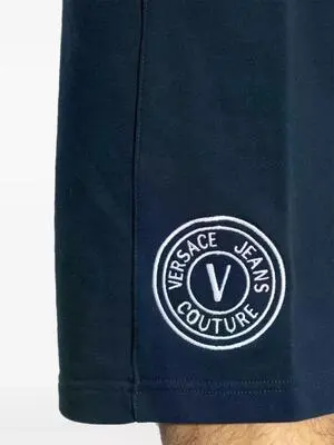 Versace Logo-embroidered Track Shorts