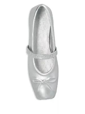Marni Metallic Ballerina Shoes - Silver