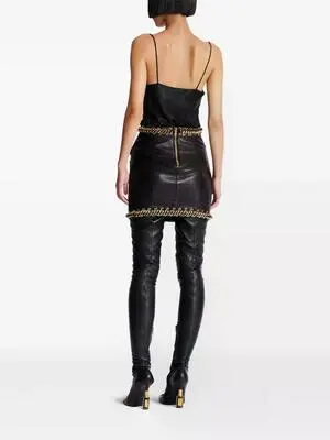 Balmain Chain-detail Mini Skirt
