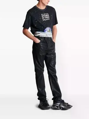 Balmain Logo Patch Trousers
