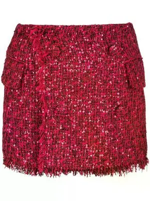 Balmain Tweed Mini Shorts