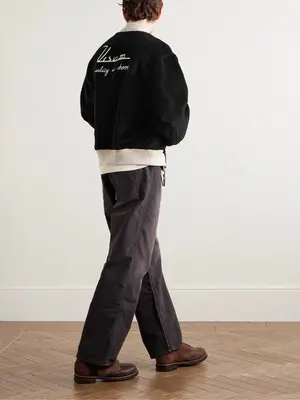 Visvim Reversible Embroidered Bomber Jacket - Black