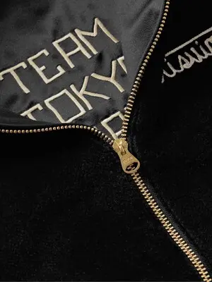 Visvim Reversible Embroidered Bomber Jacket - Black