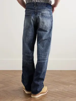 Visvim Social Sculpture 01 Straight-leg Selvedge Jeans - Blue