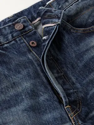 Visvim Social Sculpture 01 Straight-leg Selvedge Jeans - Blue
