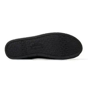DEARFOAMS Velour Closed Back Slippers - Black