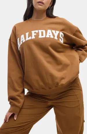 Halfdays Printed Sweatshirts Hoodies For Women