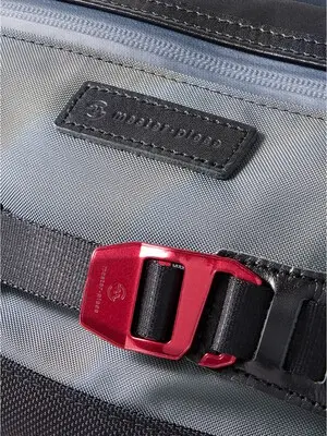 MASTER-PIECE CO Potential Small Leather-trimmed Cordura® Nylon Messenger Bag