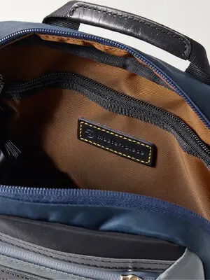 MASTER-PIECE CO Potential Small Leather-trimmed Cordura® Nylon Messenger Bag