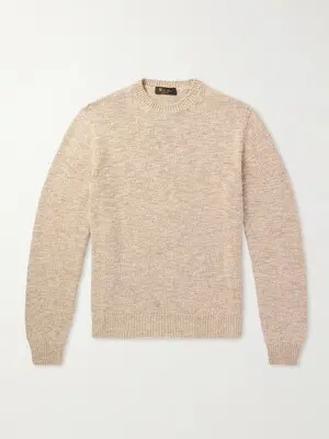 Loro Piana Silk, Cashmere And Linen-blend Sweater