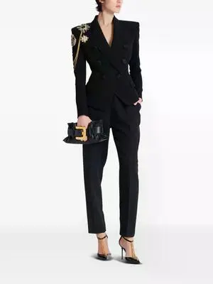 Balmain Anthem Mini Shoulder Bag - Black