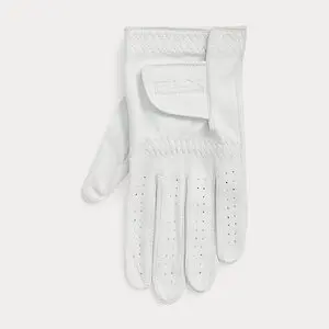 Ralph Lauren Cabretta Leather Golf Glove Left Hand - White