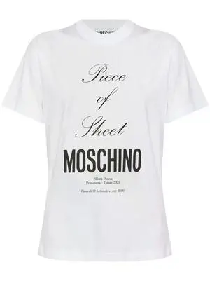 Moschino Slogan-print T-shirt - White