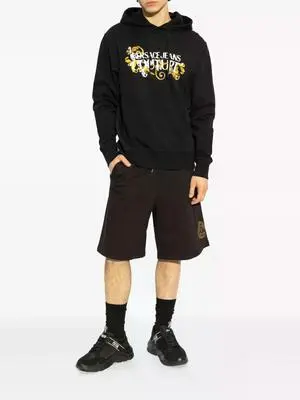 Versace Logo-embroidered Shorts