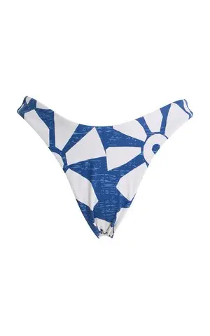 ZULU & ZEPHYR Floral Bikini Bottom - Blue