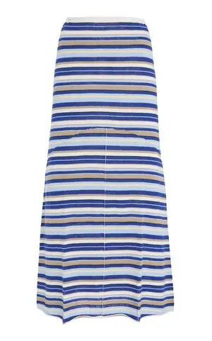ZULU & ZEPHYR Striped Knit Skirt