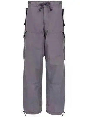 MAISON MARGIELA Four-stitch Logo Track Pants - Grey