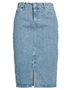 HALFBOY Denim Pencil Skirt - Blue