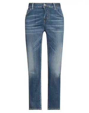 Dsquared2 Tapered Jeans With Logo - Blue