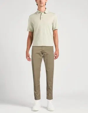 LIU •JO MAN Pants Khaki Size Cotton, Elastane - Beige