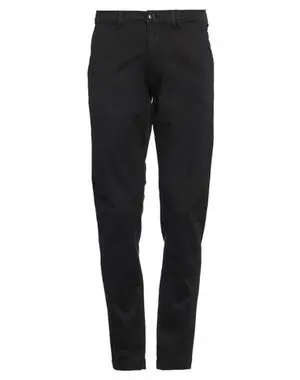 LIU •JO MAN Pants Chocolate Size Cotton, Elastane - Black