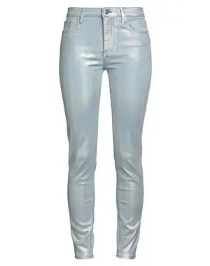 Armani Exchange Skinny Jeans With Metallic Finish - Blue