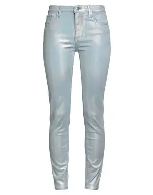 Armani Exchange Skinny Jeans With Metallic Finish - Blue