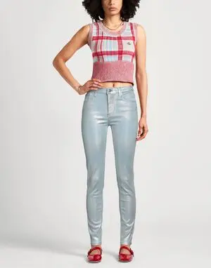 Armani Exchange Skinny Jeans With Metallic Finish - Blue
