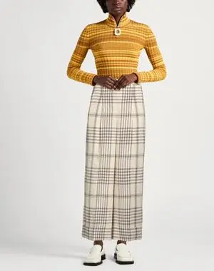 Peserico Wide-leg Tartan Pants