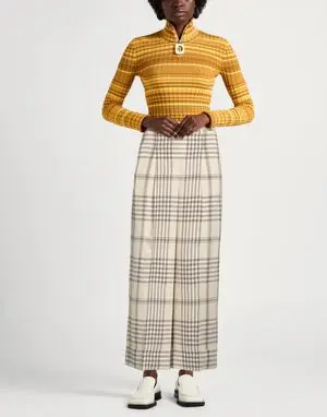 Peserico Wide-leg Tartan Pants