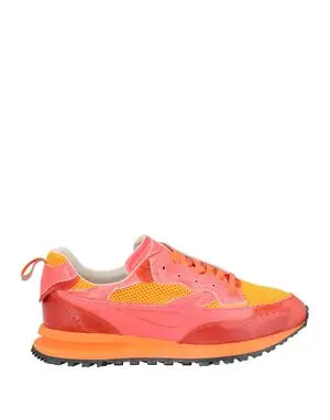 HIDNANDER Leather And Textile Fiber Low-top Sneakers