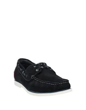 HARMONT & BLAINE Suede Boat Shoes