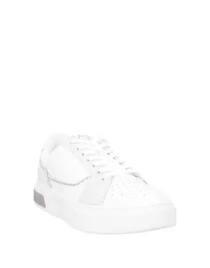 EA7 Cow Leather Sneakers