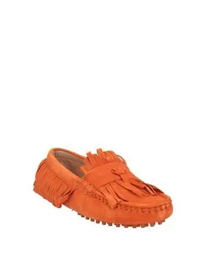 BALDININI Leather Loafers - Orange