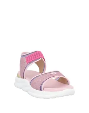 BALDININI Leather Wedge Sandals