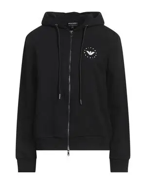 Emporio Armani Zip Up Sweatshirts Hoodies For Women